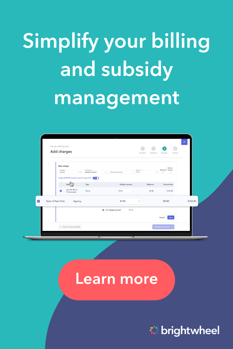 Subsidy Management Software for Childcare Providers
